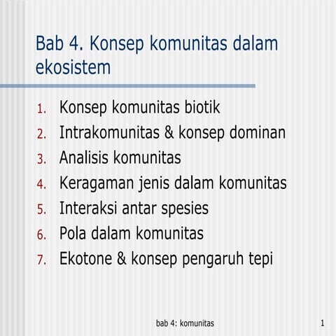 Bab 4. komunitas | PPT