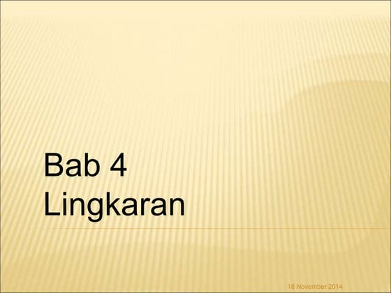 Lingkaran | PPT
