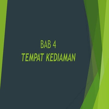KHB TIngkatan 3 Bab 4-Tempat kediaman | PPTX