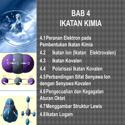 Ikatan Kimia: Pembentukan, Rumus Kimia dan tata nama senyawa Kovalen | PPTX