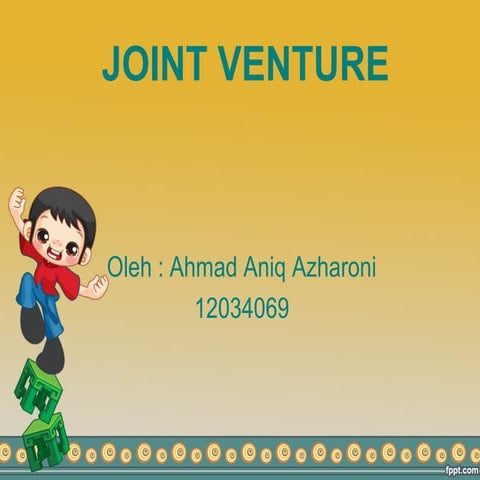 Bab 4 joint venture | PPT