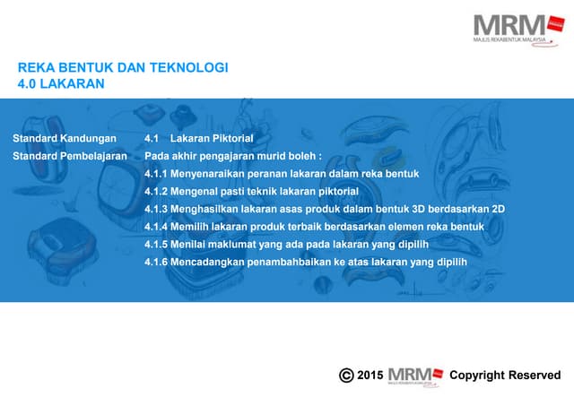 TINGKATAN 1 : RBT - Bab 4 : Lakaran | PPTX