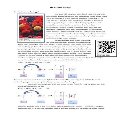 Larutan Buffer (Penyangga) Kimia SMA Kelas XI Semester Genap | PDF