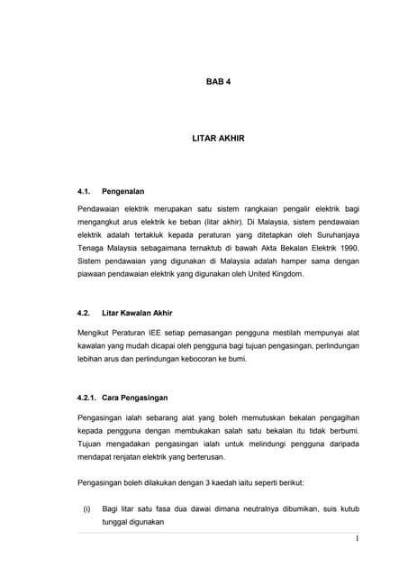 Ujian Rintangan Penebatan | DOC