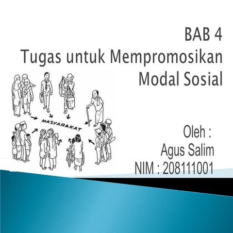 Materi tentang Mempromosikan Modal Sosial.ppt