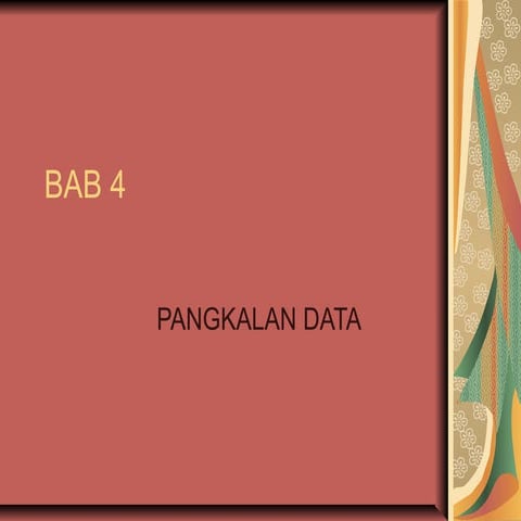 Bab 4 pangkalan data | PPT