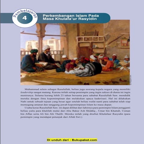 Bab 4 perkembangan islam pada masa khulafa'ur rasyidin | PDF