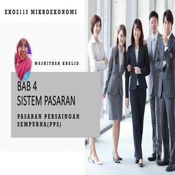 Bab 4 PASARAN PERSAINGAN SEMPURNA | PDF