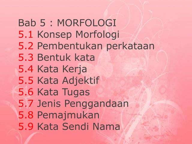 Morfologi bahasa melayu | PDF