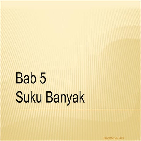 Bab 5 | PPT
