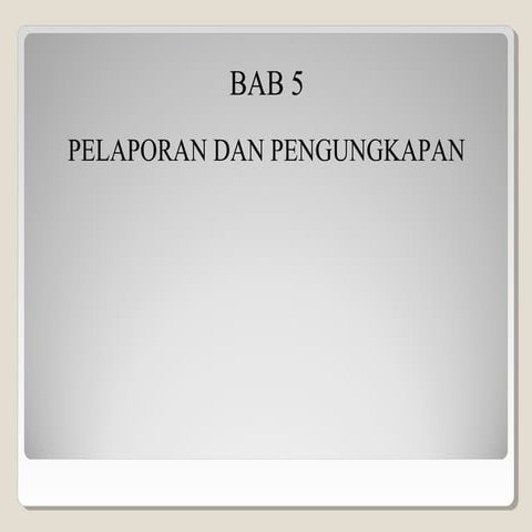 Bab 5 | PPT
