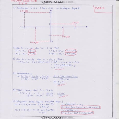 Tugas MTK Bab 5 | PDF