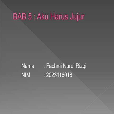 Bab 5 | PPTX