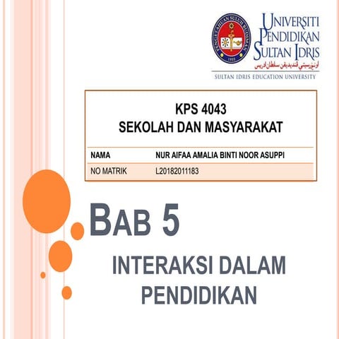 Bab 5 | PPT