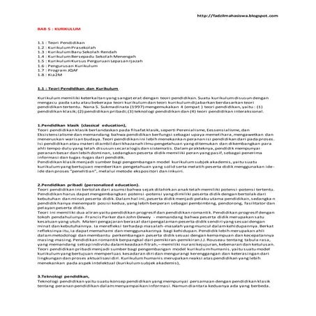 nota SPP Bab 5 | DOC