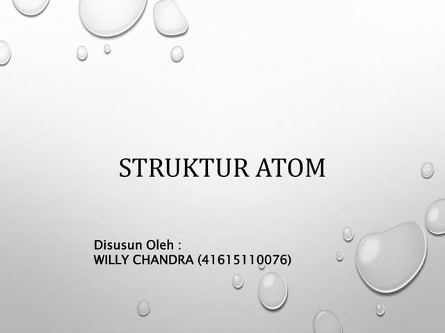 Struktur atom | PPTX