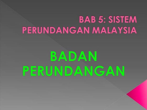 Pengajian Am- Badan Perundangan | PPTX