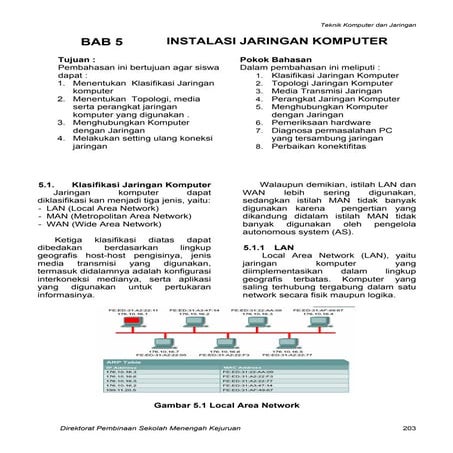 Bab5 instalasi jaringan_komputer | PDF