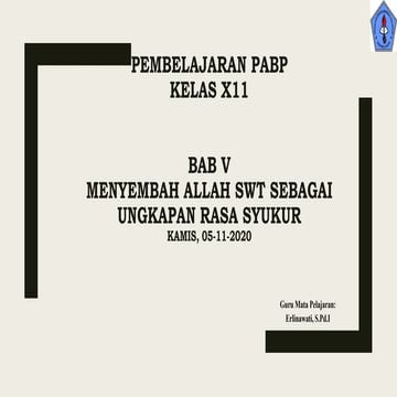 BAB 5 MENYEMBAH ALLAH SWT SEBAGAI UNGKAPAN RASA SYUKUR.pptx