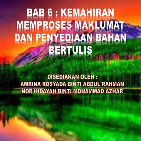 Bab 6 | PPTX