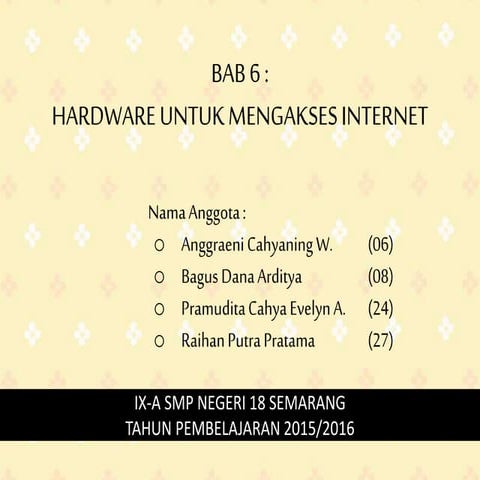 Bab 6 | PPT