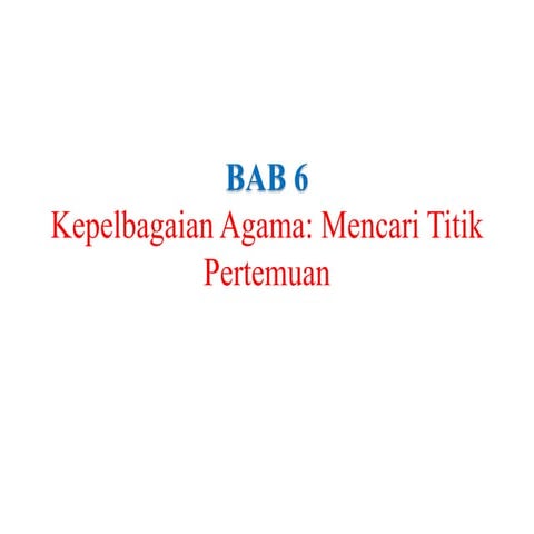 Bab 6 | PPT