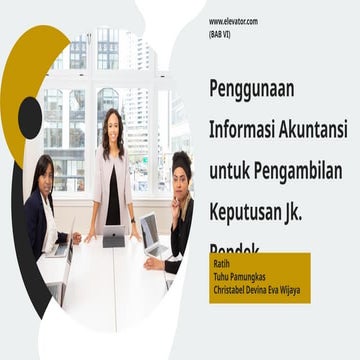 BAB 6 AKMEN LANJUTAN PRESENTASI TUGAS AKUNTANSI | PPT