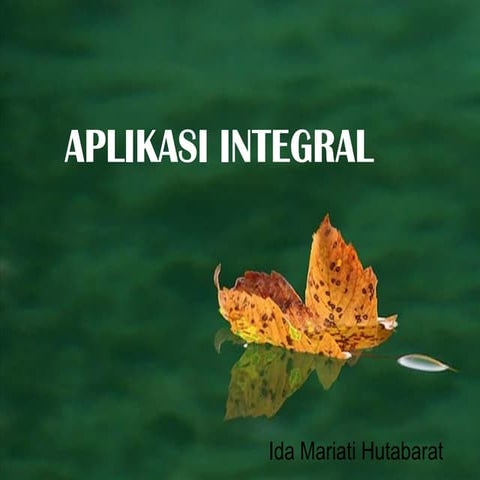 Bab 6 aplikasi-integral | PDF