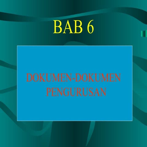 Bab 6 | PPT