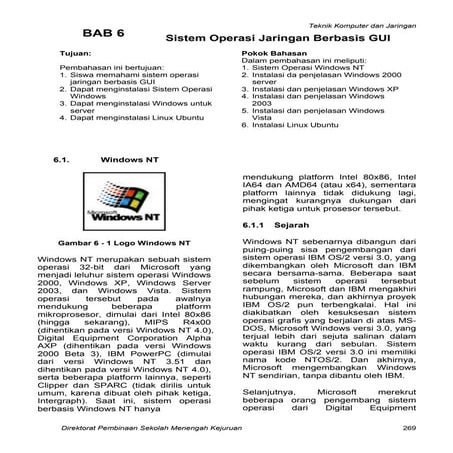 Bab6 os jaringan gui | PDF