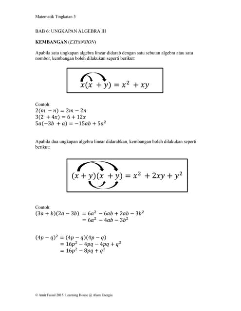 Form 5 Additional Maths Note | PDF