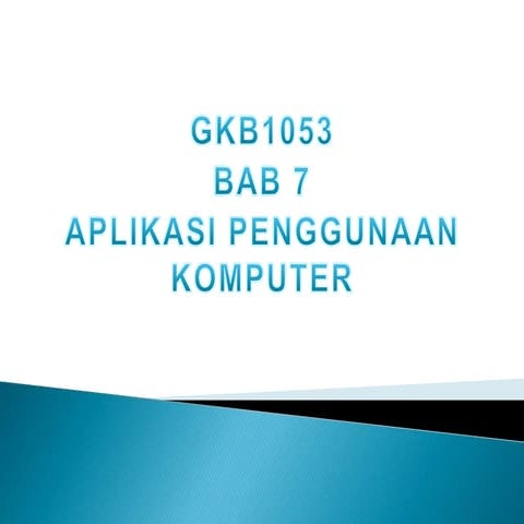 Bab 7 | PPTX