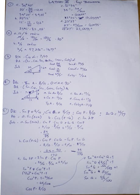 Soal Matematika Bab 1 Bilangan Real | PDF