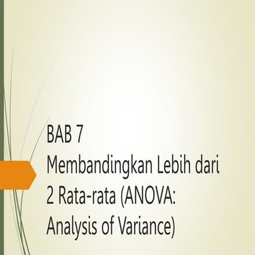 Analisis varinasi (anova) dua arah dengan interaksi | PDF