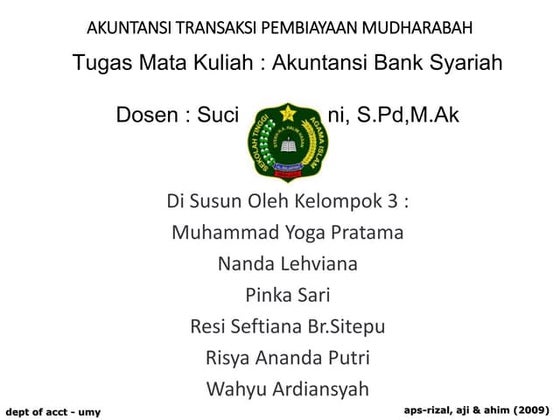 Bab 8 - Akuntansi Transaksi Pembiayaan Musyarakah.ppt