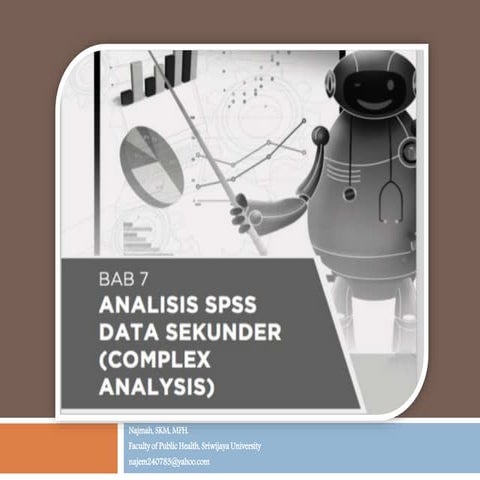 Bab 7 analisis spss data sekunder | PPTX