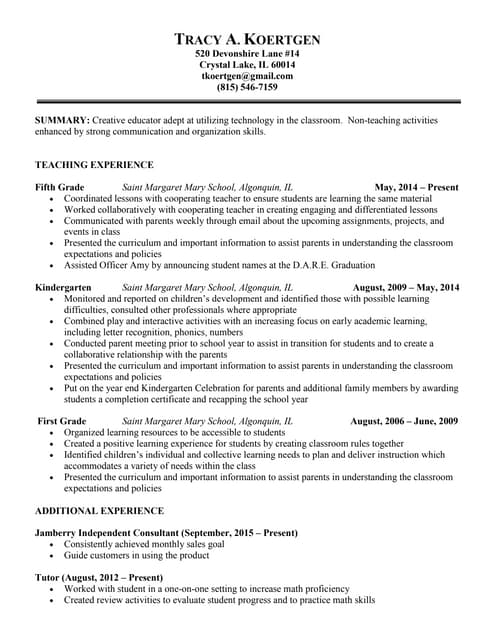 Becky Scott Resume 2015 | DOCX | Professional School | Postgraduate ...