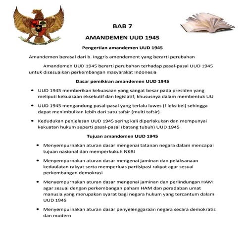 Bab 7 pkn KLS 8 | DOCX