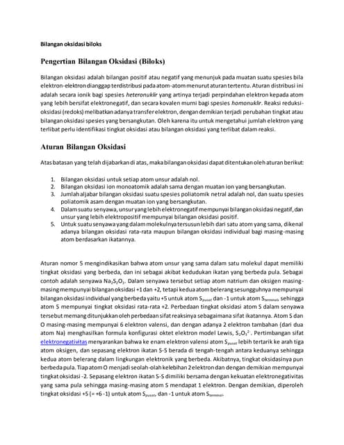 Jurnal reaksi redoks | DOCX