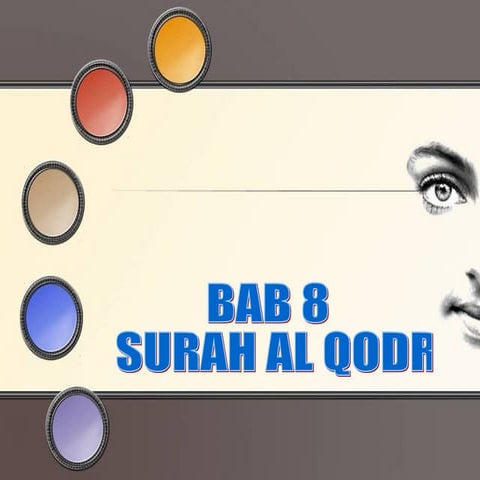 Bab 8 al qadr | PPT