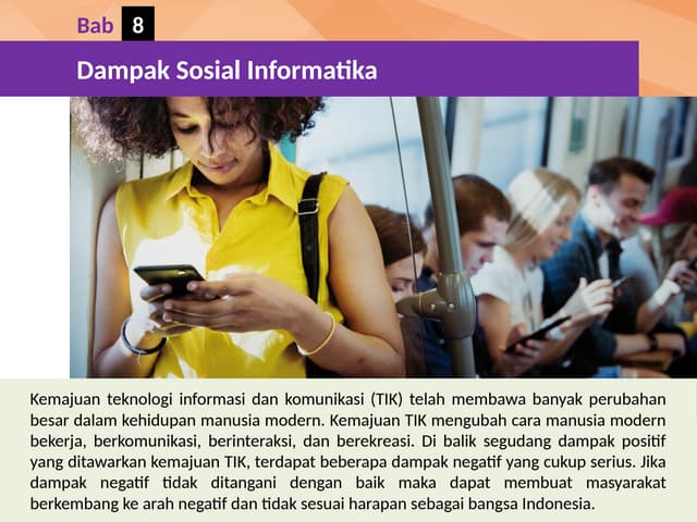 Bab 8 : Dampak Sosial Informatika | PDF