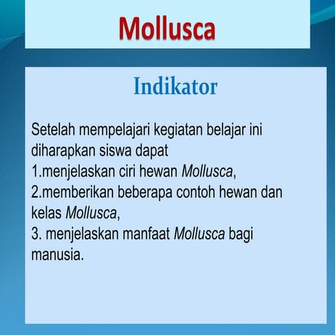 Bab 8 mollusca | PPT