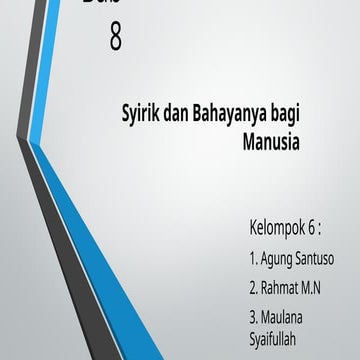 bahaya Syirik bagi manusia serta bahayanya.pptx