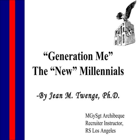 Generation Me | PPT