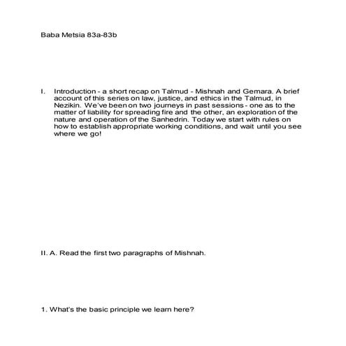 Baba Metsia 83a 83b | PDF