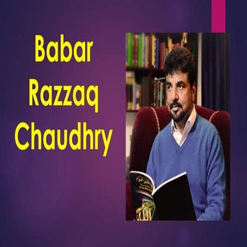 Babar razzaq chaudhry | PPT