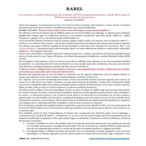 The Tower of Babel - La torre de Babel.pdf