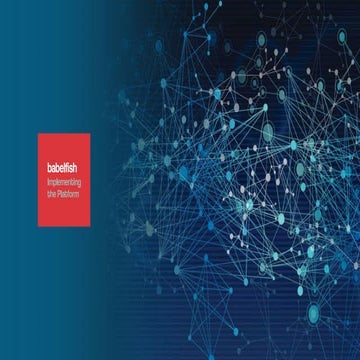 Babelfish - Implementing Analytics Automation | PDF