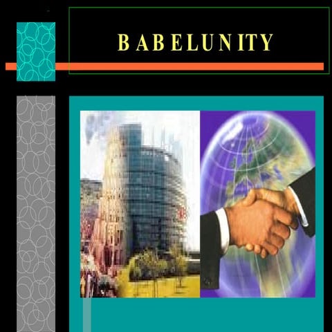 Babelunity | PPT