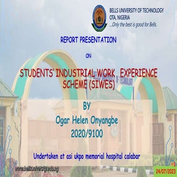 Siwes Experience for student use on Technology | PPT